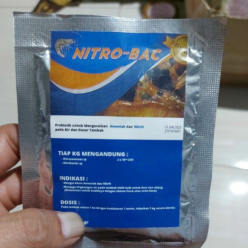 Jual Probiotik Bakteri Starter Nitrobacter Nitrosomonas Nitrobac 50gram ...