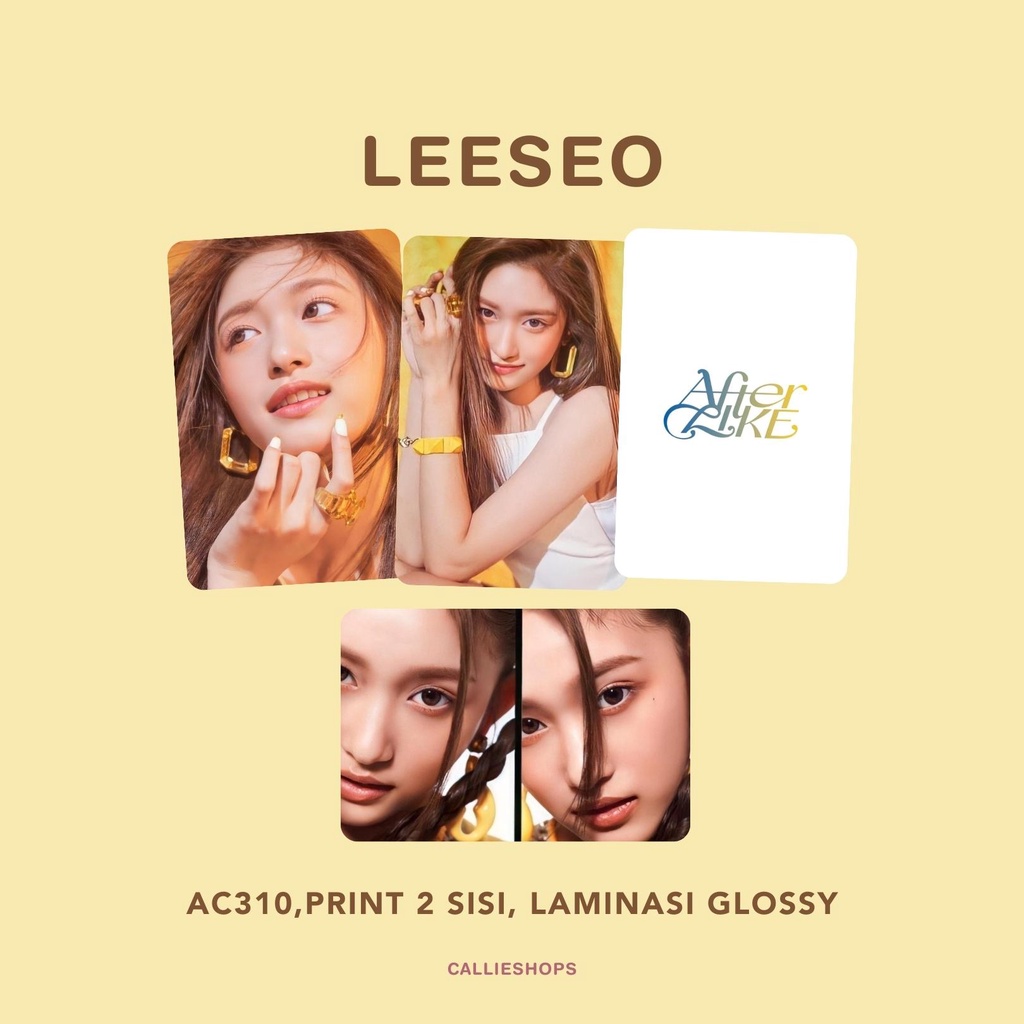 Jual [SET] IVE AFTER LIKE Photo Concept Wonyoung Leeseo Liz Yujin Rei Gaeul Member Unofficial ...