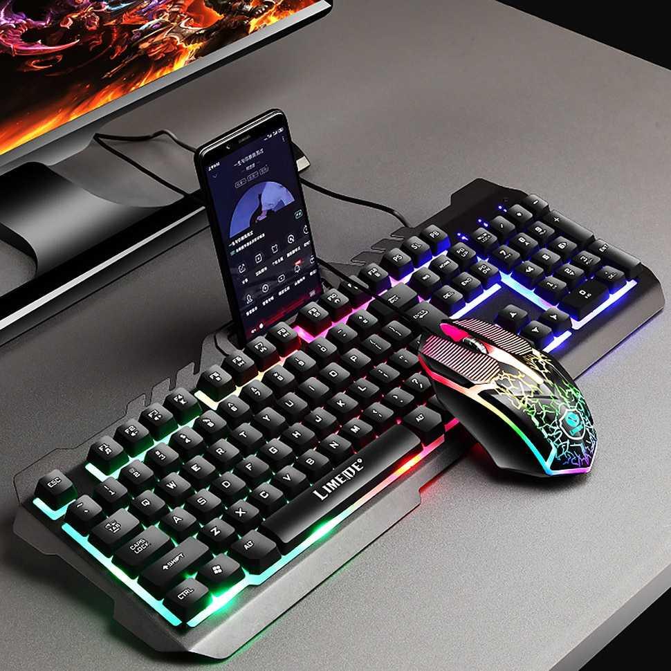 Jual LIMEIDE Combo Keyboard Gaming RGB with Mouse + Holder Smartphone ...