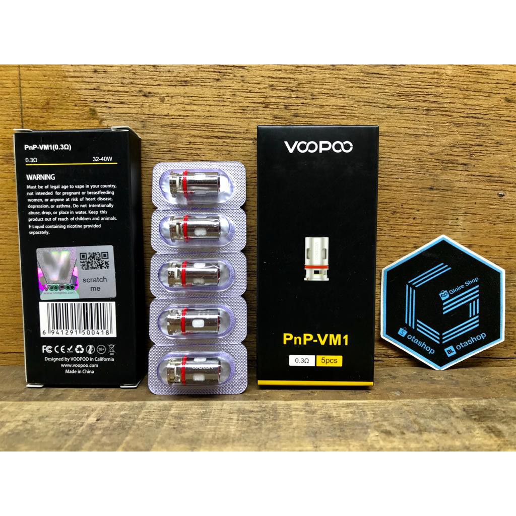 Jual COIL Voopoo Vinci PNP-VM1 0.3OHM Replacement 0.3 ohm for freebase ...