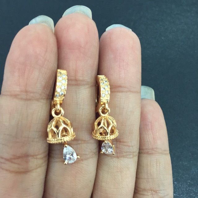 Jual Anting Model Thailand TD011 ( seperti emas ) | Shopee Indonesia
