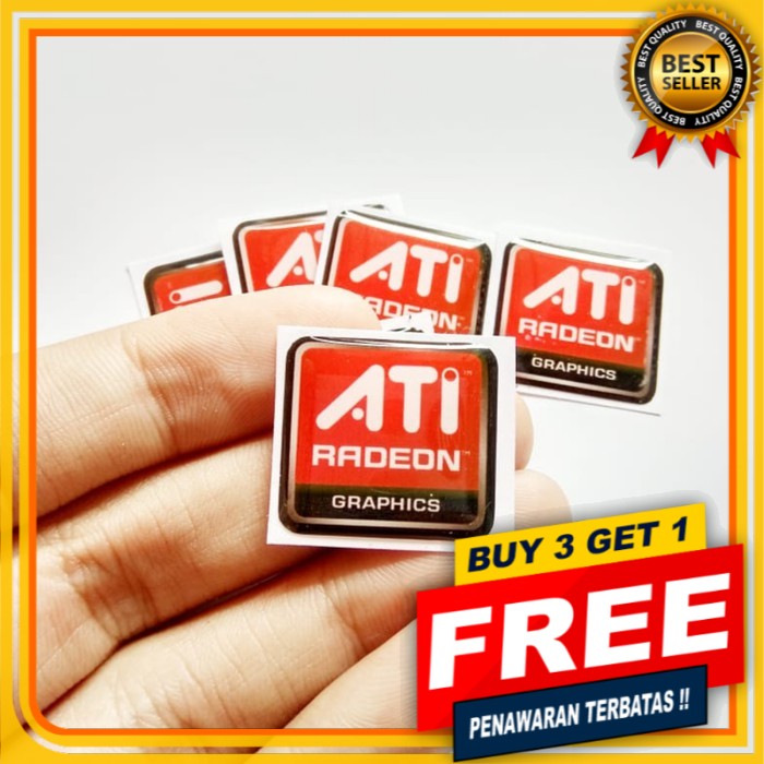 Jual [BISA COD] EMBLEM ATI RADEON STIKER RESIN TIMBUL STICKER AKSESORIS ...