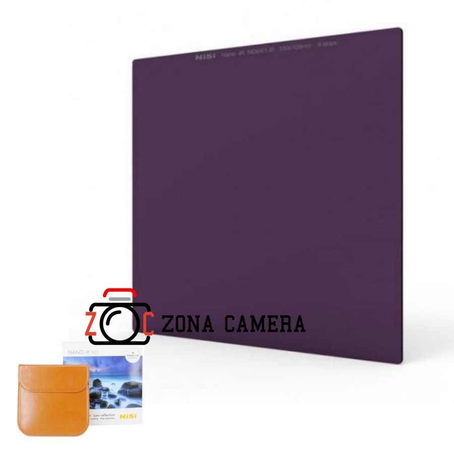 Jual Nisi 100x100mm Nano IR Neutral Density filter ND64 (1,8) 6 Stop ...