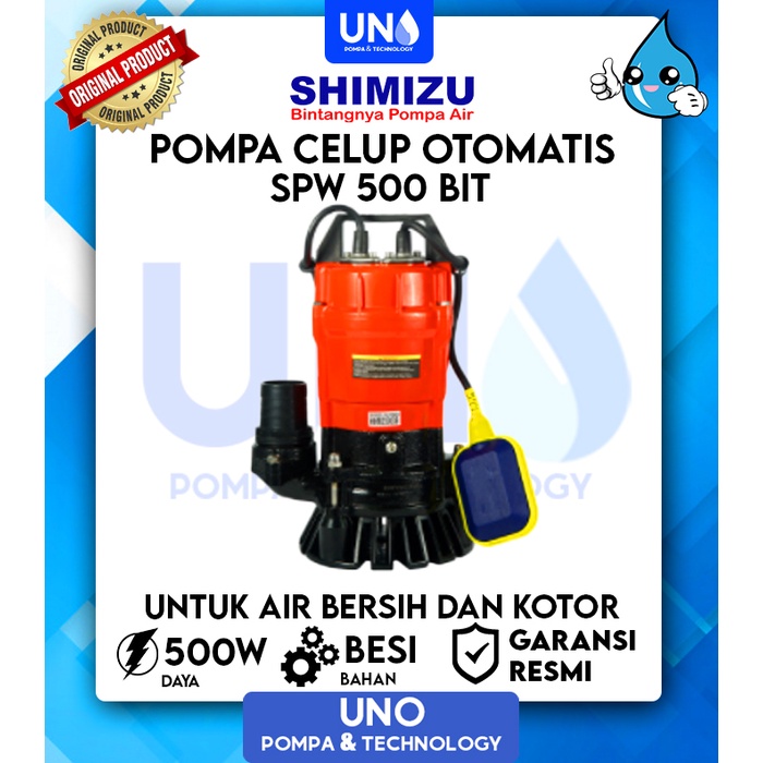 Jual Pompa Celup Shimizu SPW 500 BIT / SPW500BIT | Shopee Indonesia
