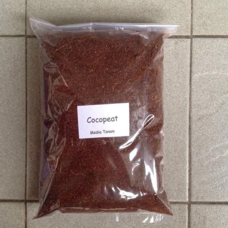 Jual Cocopeat/Kokopit/Serbuk Kelapa Media Tanam Organik 500 gram Steril ...