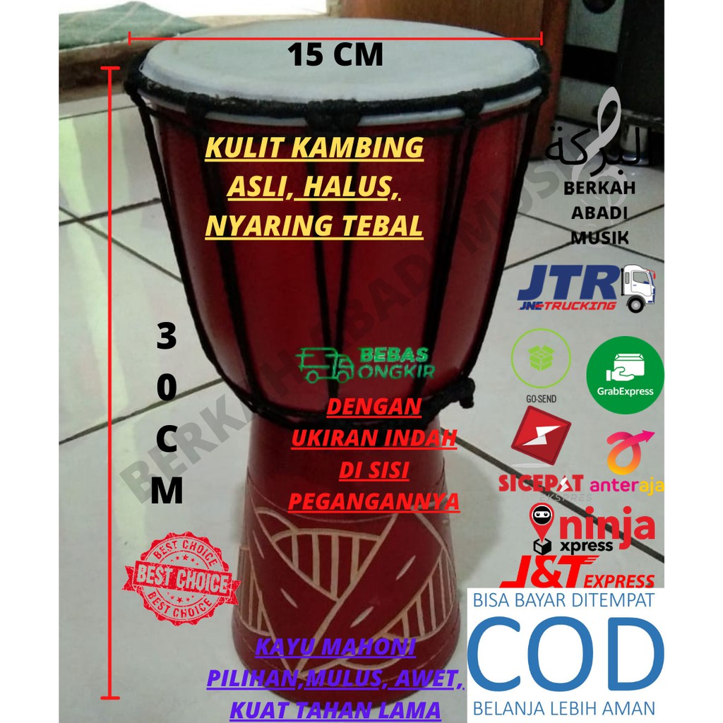 Jual JIMBE 30CM JIMBE SEDANG JIMBE ALAT MUSIK 30 CM JIMBE 30 CM Jimbe ...