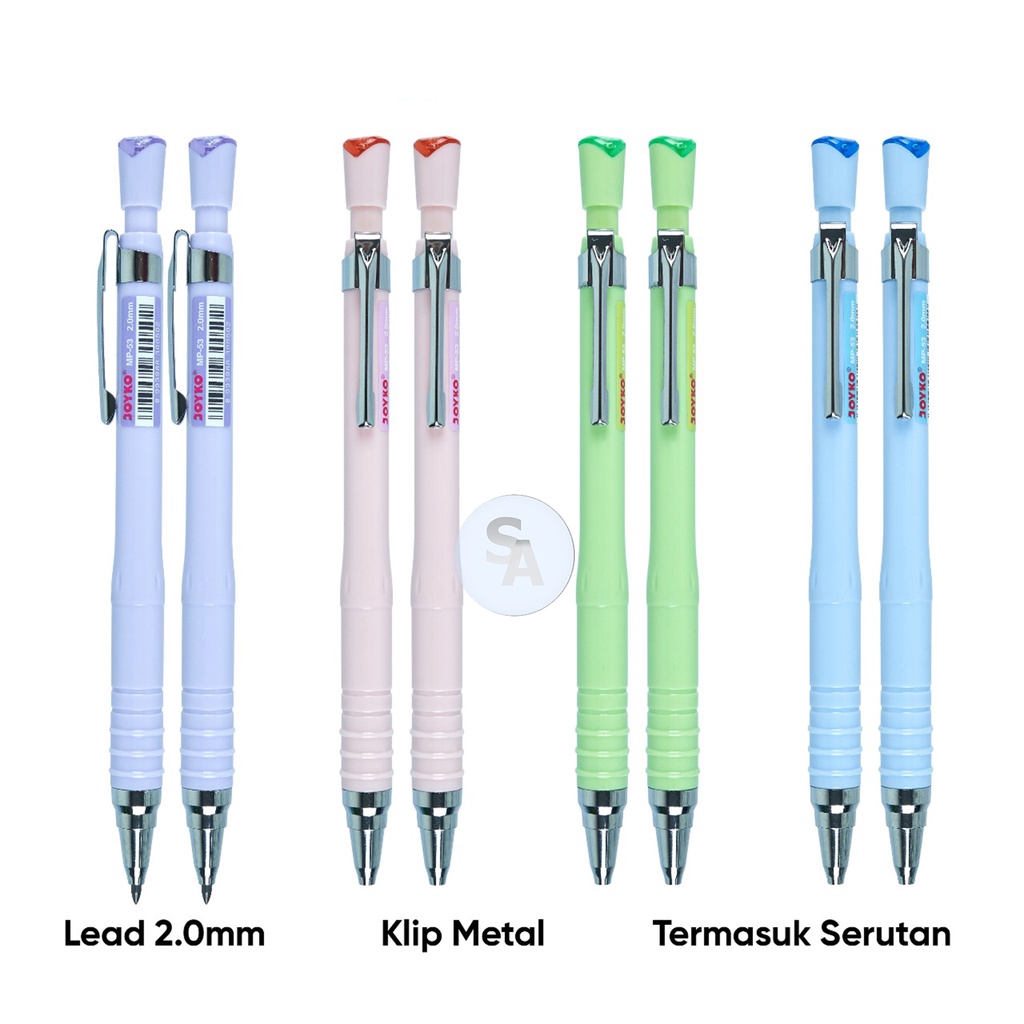 Jual Mechanical Pencil Merk Joyko MP-53 Lead Tebal 2.0mm / Di ECER ...