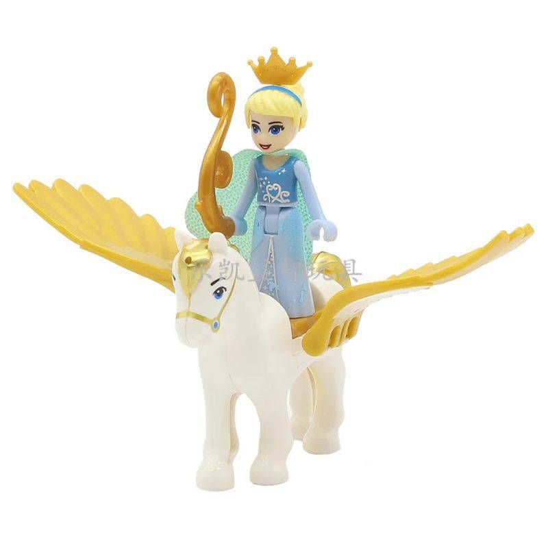 Jual Lego Princess Cinderella Minifigure Disney Frozen Plus Sven Kuda ...