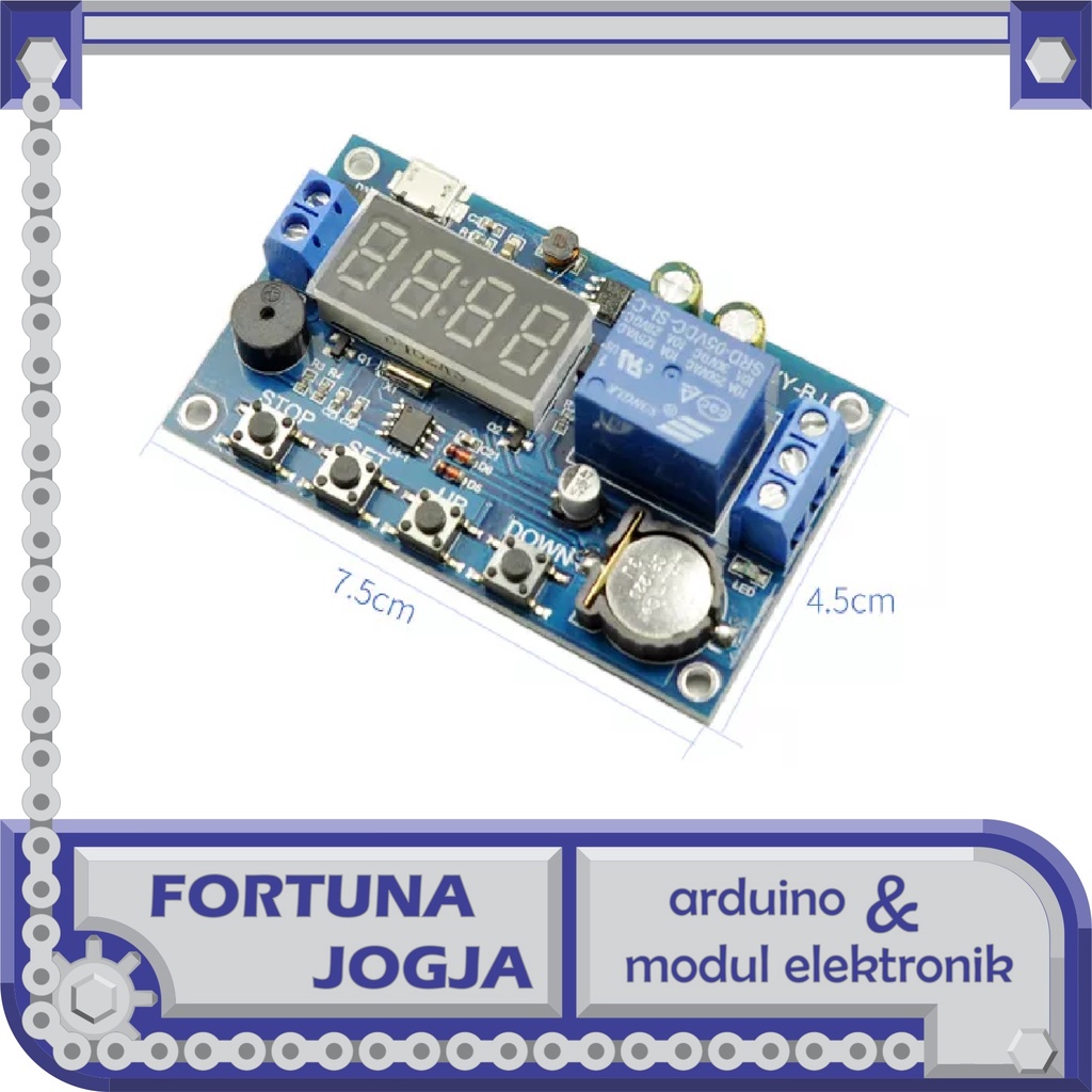 Jual Digital Relay Timer Real Time Clock 24 Jam 5 Mode Waktu | Shopee ...