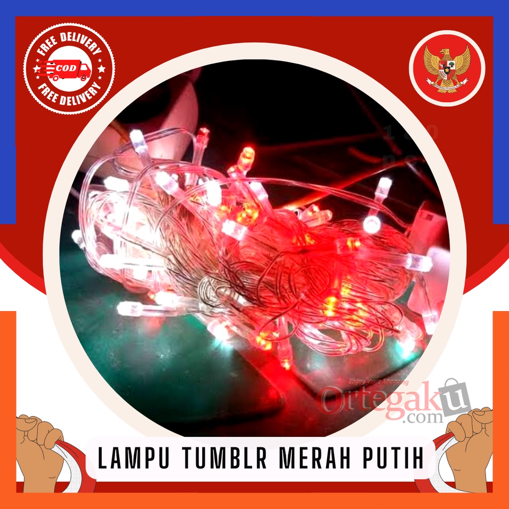 Jual LAMPU HIAS TUMBLR MERAH PUTIH MURAH | LAMPU TUMBLER LED LIGHT ...