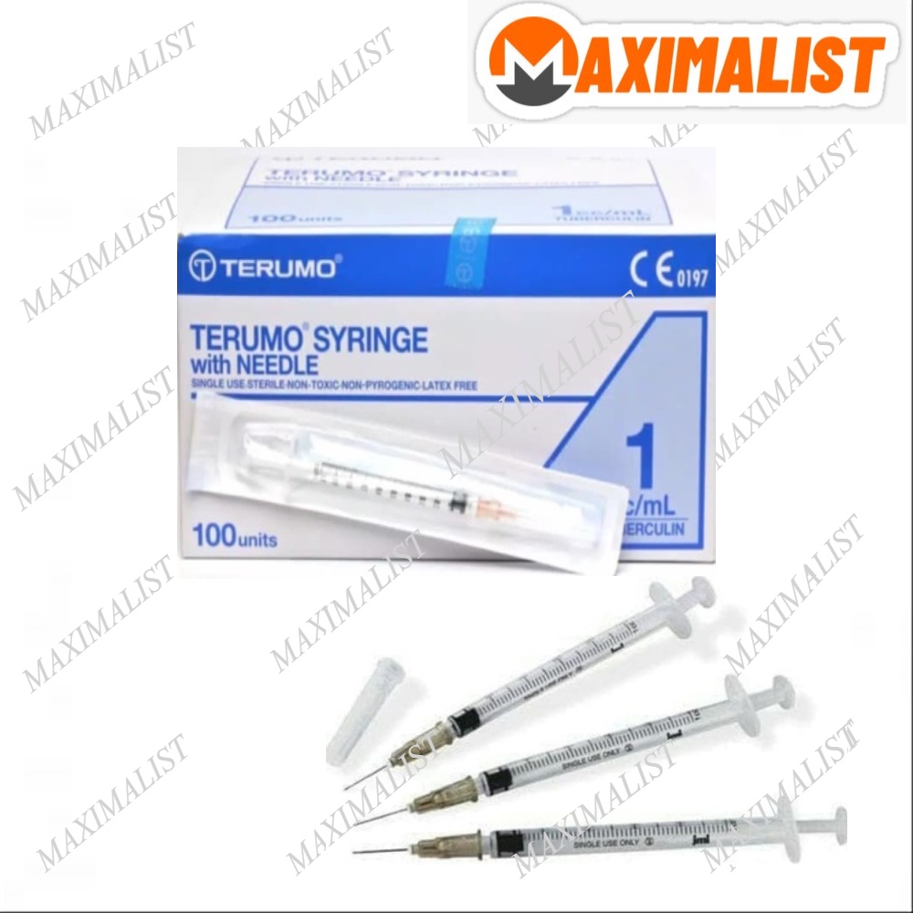 Jual ECERAN - Terumo Spuit 1cc / 3cc / 5cc / 10cc - Syringe with needle - Suntikan - Spuit 1ml ...