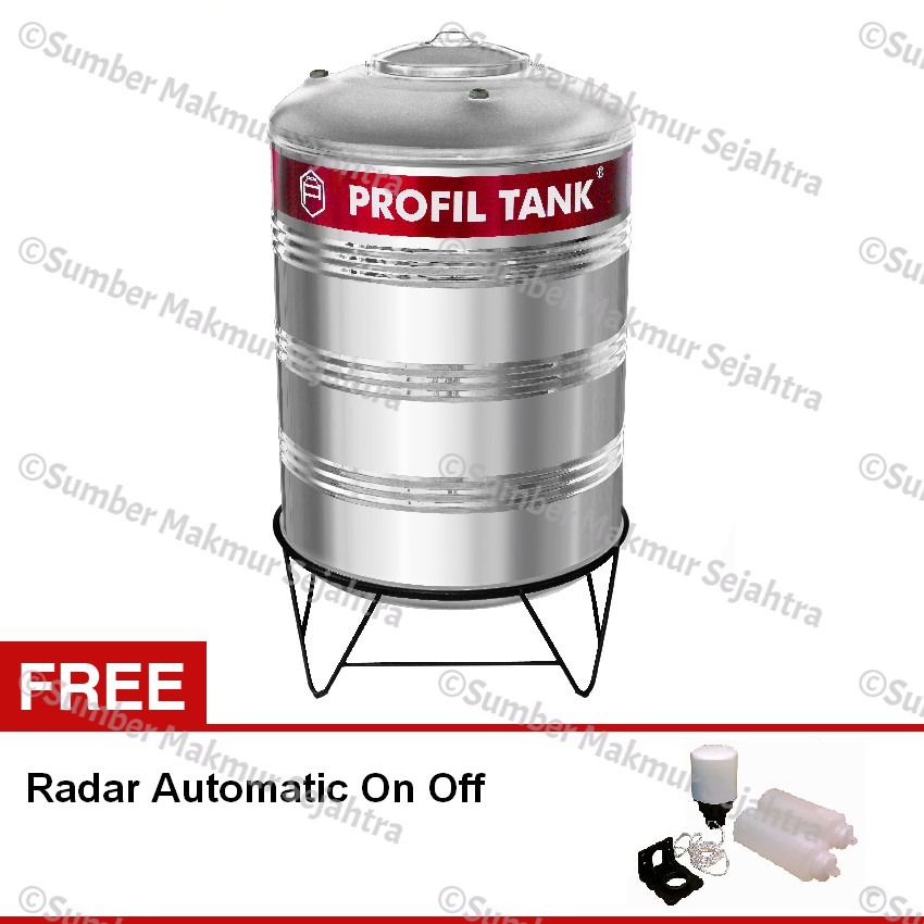 Jual Tangki Air / Tandon / Toren Profil Stainless 2500 Liter - PS 3300 ...