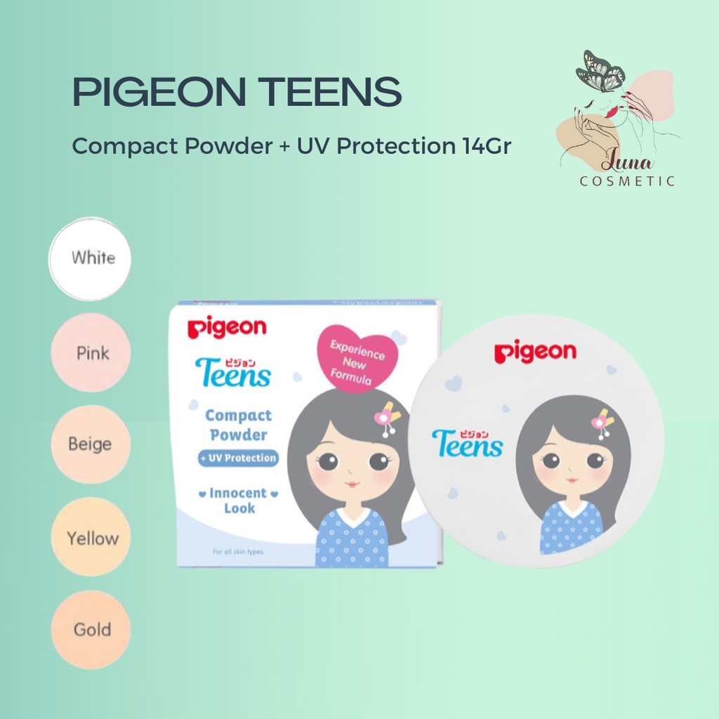 Jual PIGEON Teens Compact Powder + UV Protection 14Gr / Bedak Padat ...