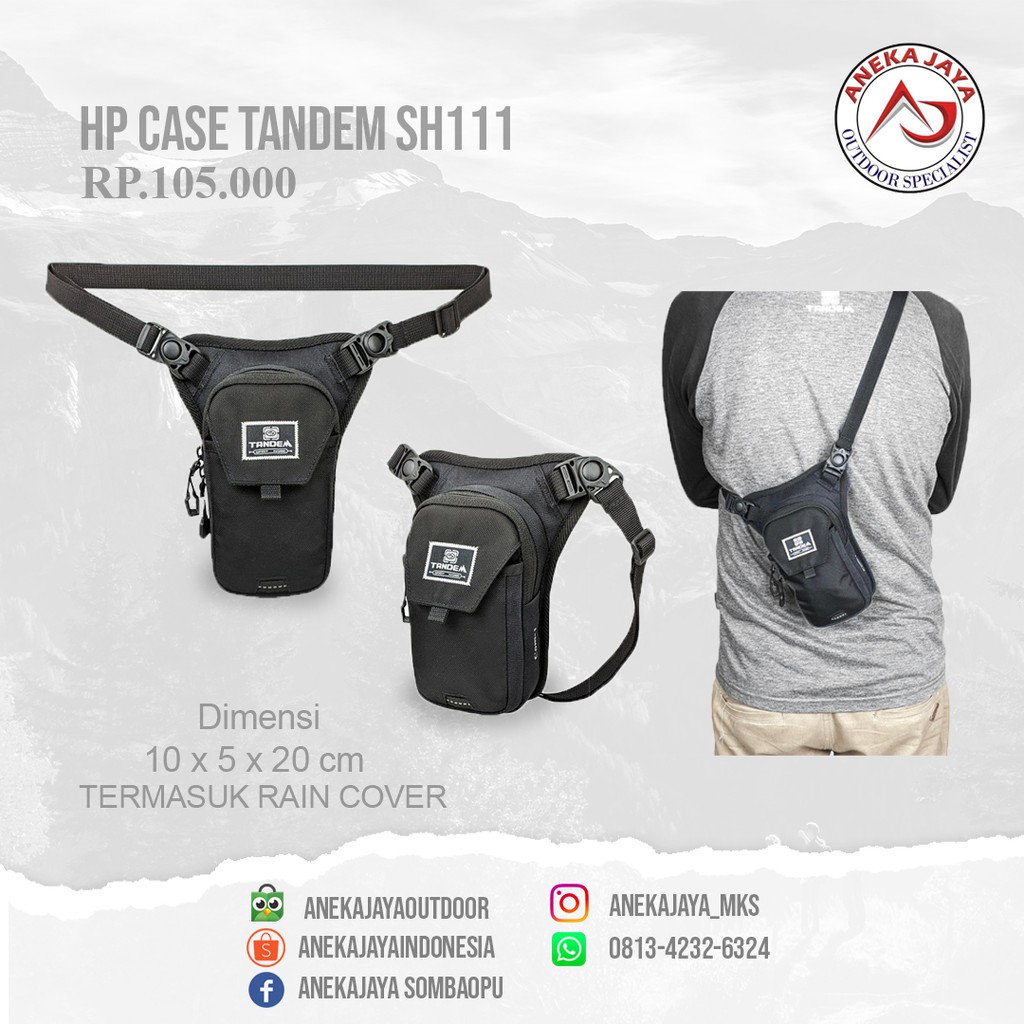 Jual HP CASE TANDEM SH111 + RAINCOVER | Shopee Indonesia