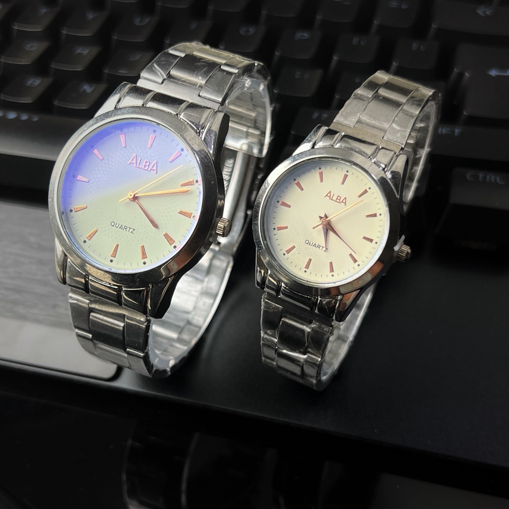 Jual COD JAM TANGAN WANITA MENONTON TALI STAINLESS STEEL RANTAI CRYSTAL KRISTAL PREMIUM WOMEN ...