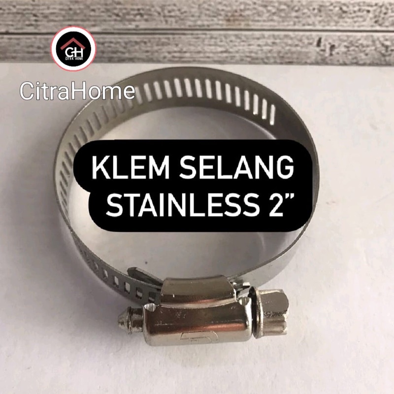 Jual Klem Selang / Hose Clamp Stainless 2”inch | Shopee Indonesia