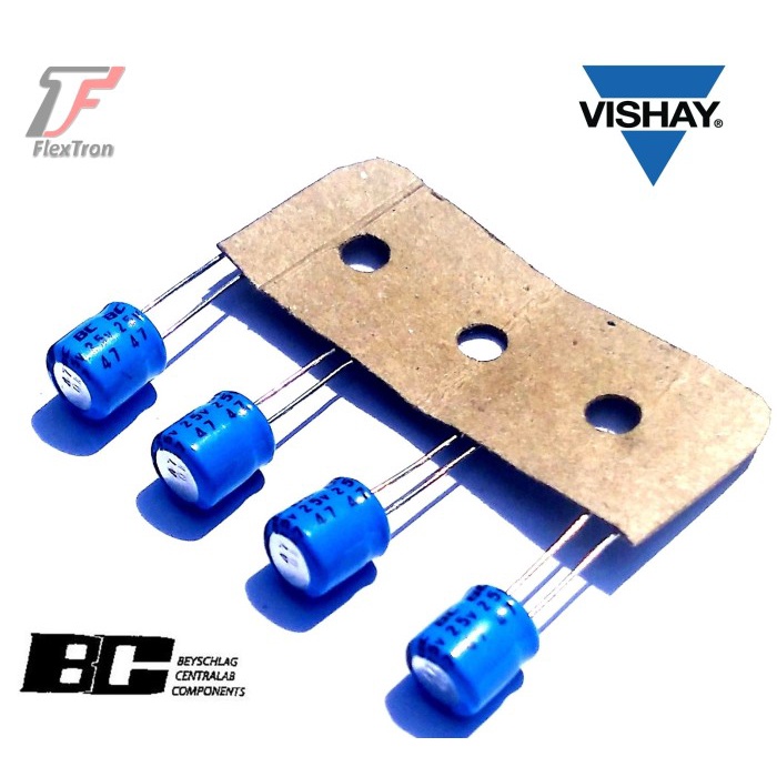 Jual Capacitor / Kapasitor Elco 47uF 25V Vishay BC Component | Shopee ...