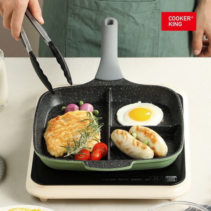 Jual Cooker King 3in1 Multifunction Grill Square Pan 26CM Breakfast Pan ...