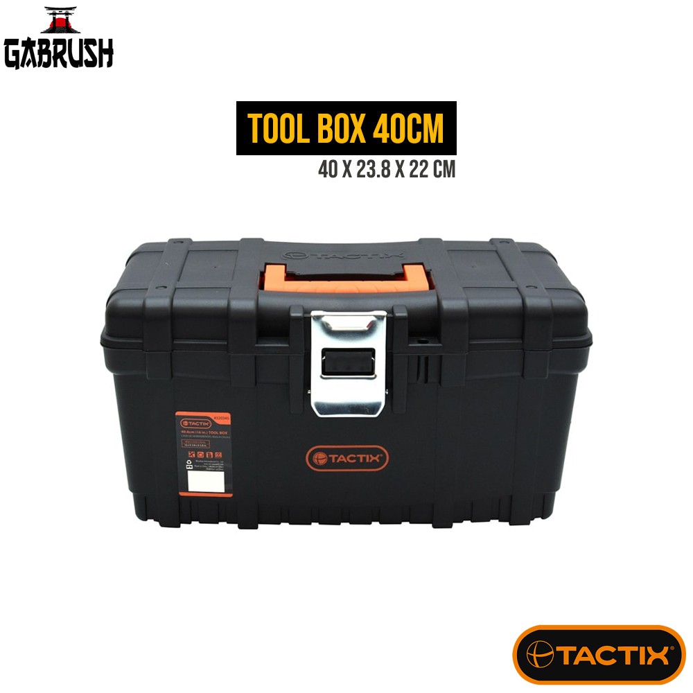 Jual Tactix Tool Box Kotak Perkakas 40 Cm | Shopee Indonesia