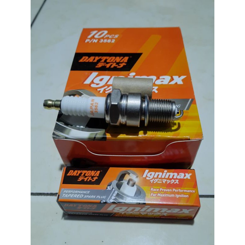 Jual Busi daytona racing ignimax( 3562) (KAWASAKI NINJA 150 2T,SATRIA 2T,TS125,RXZ,VESPA ...