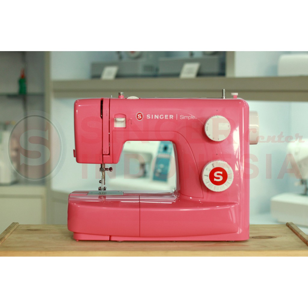 Jual Mesin Jahit Portable SINGER 3223R SIMPLE (RED) | Shopee Indonesia