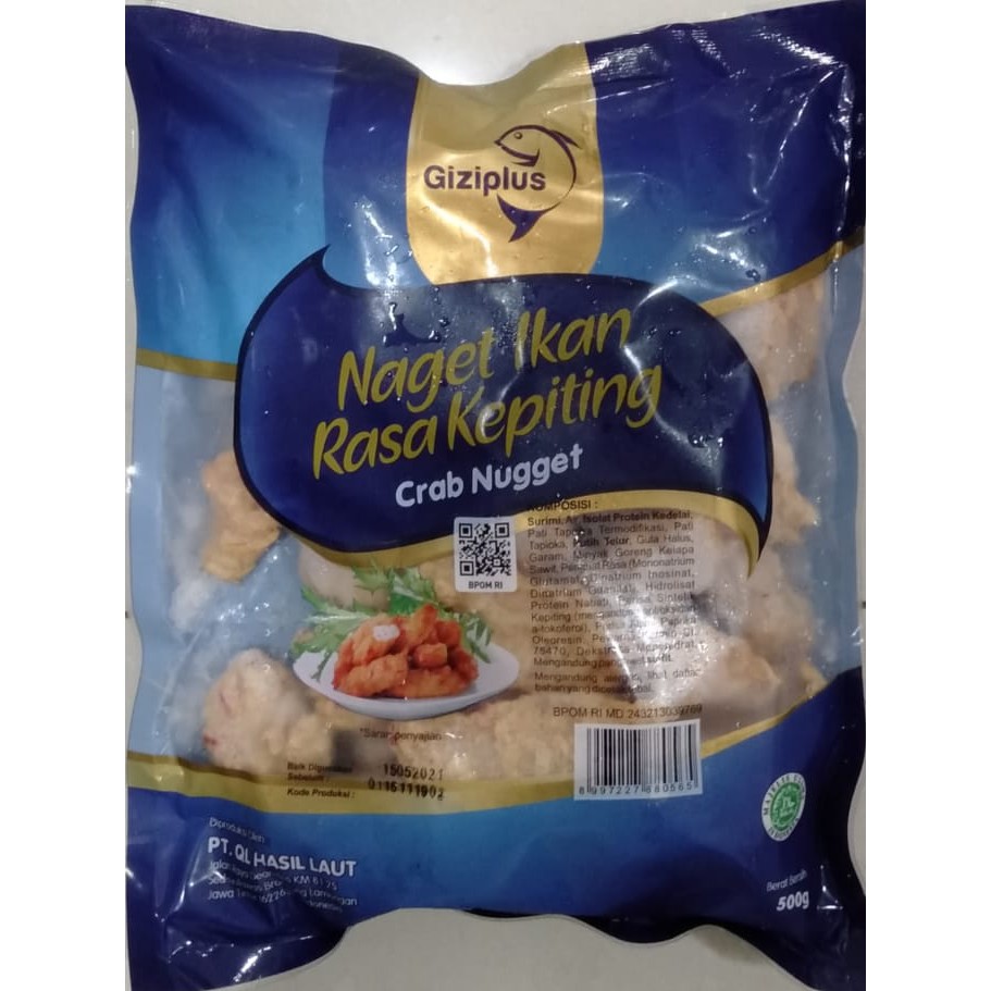 Jual Giziplus Naget Ikan Rasa Kepiting 500gr | Shopee Indonesia