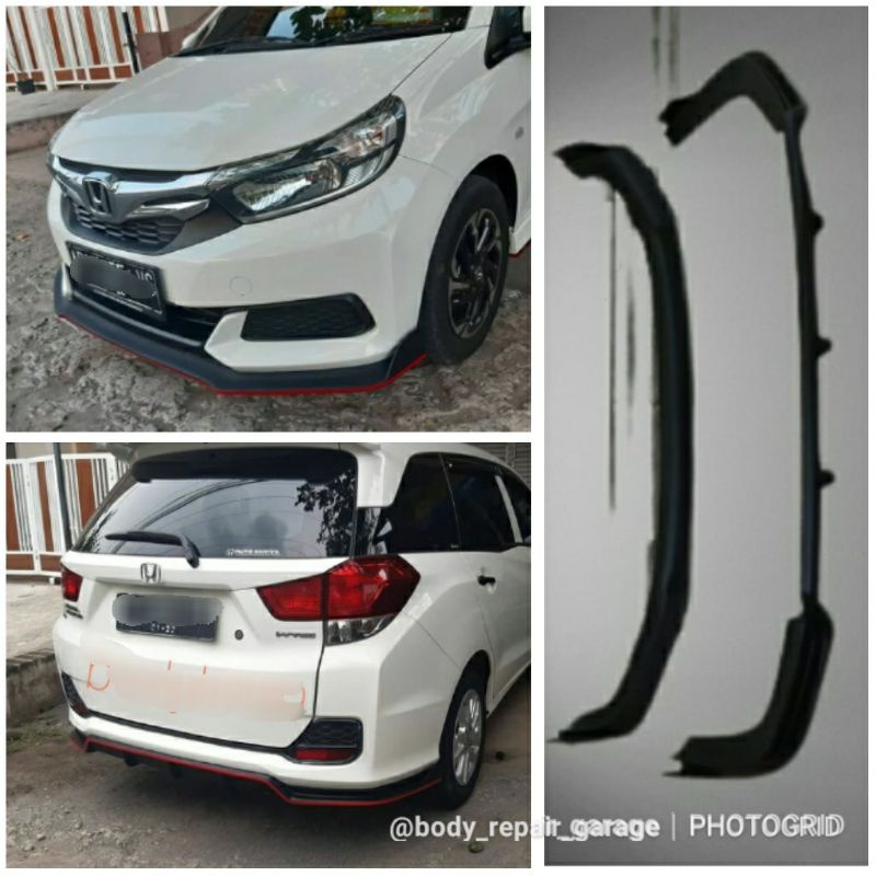 Jual body kit body kit Bodykit front lips dan diffuser mobilio E S ...