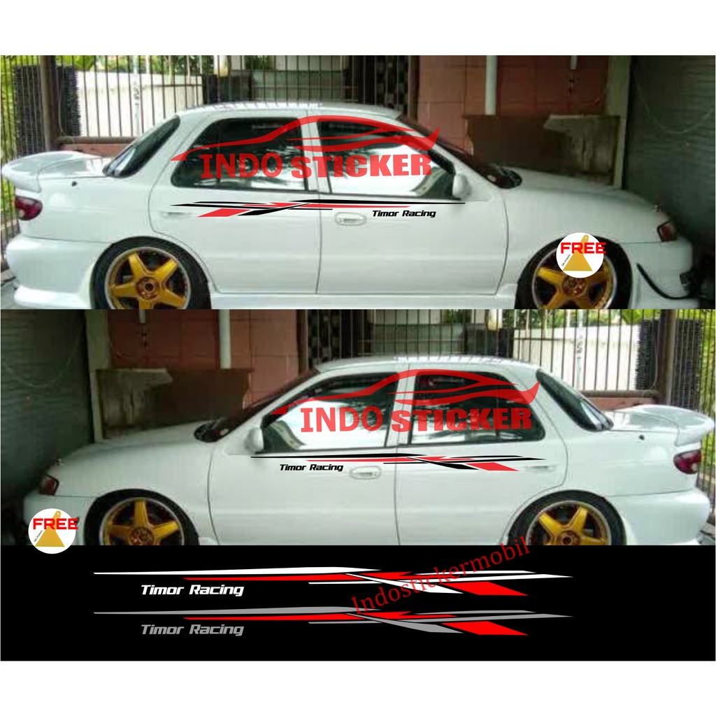 Jual STICKER STIKER MOBIL TIMOR STICKER LIST MOBIL SEDAN TIMOR TERLARIS ...