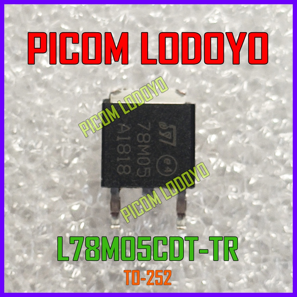 Jual L78M05CDT-TR TO-252 IC DC Regulator Step Down 78M05 7805 | Shopee Indonesia