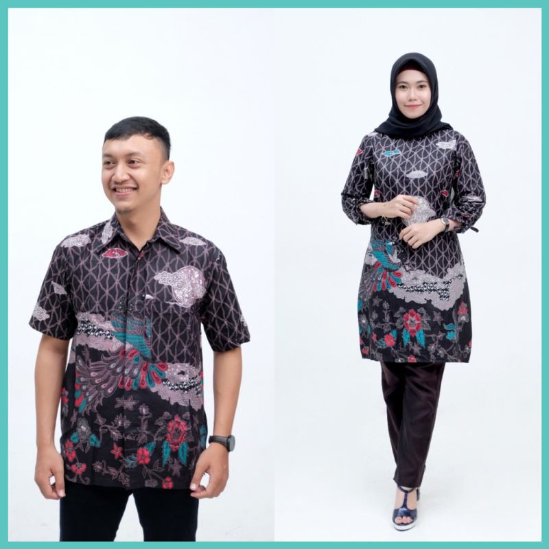 Jual BATIK DIANPUTRI | BAJU BATIK COUPLE SARIMBIT DRESS MOTIF MEGA ...