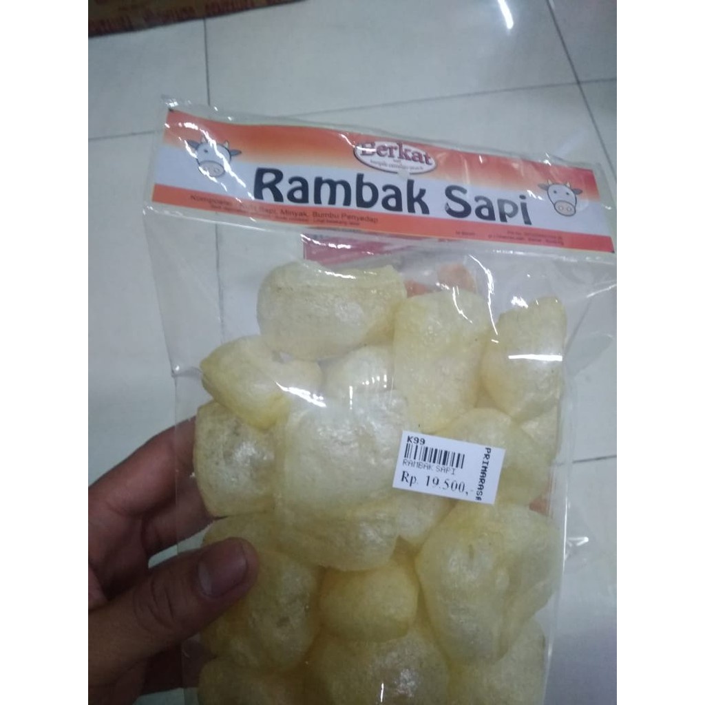 Jual READY CIKARANG 28 DEC 2024 - KERUPUK RAMBAK SAPI BERKAT BANDUNG ...