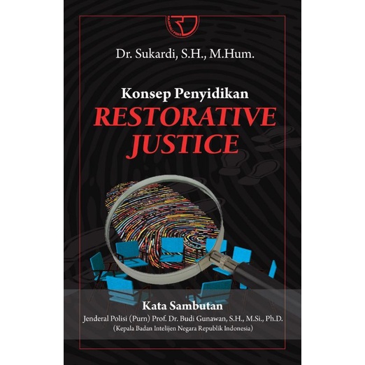 Jual Buku KONSEP PENYIDIKAN RESTORATIVE JUSTICE pengarang Sukardi | Shopee Indonesia