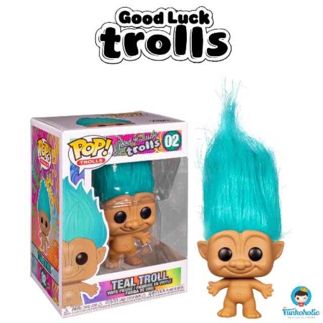 Jual Funko POP! Trolls Good Luck Trolls - Teal Troll Doll #2 | Shopee ...