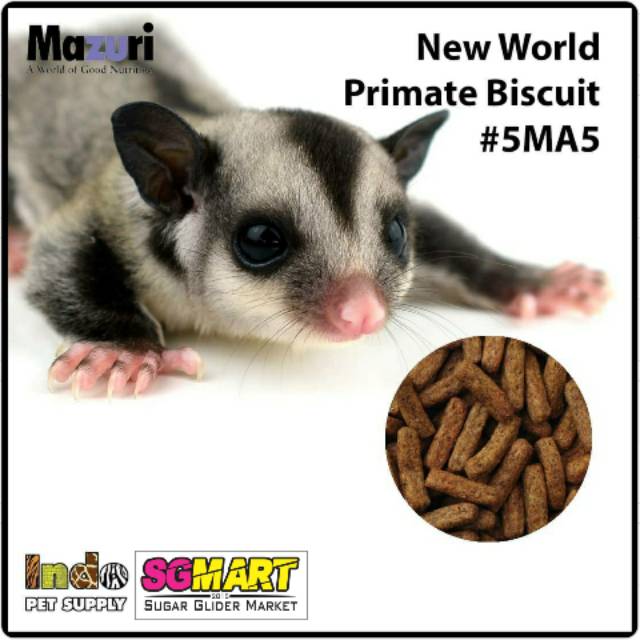 Jual Mazuri New World Primate Biscuit Snack Sugar Glider Hamster Landak ...