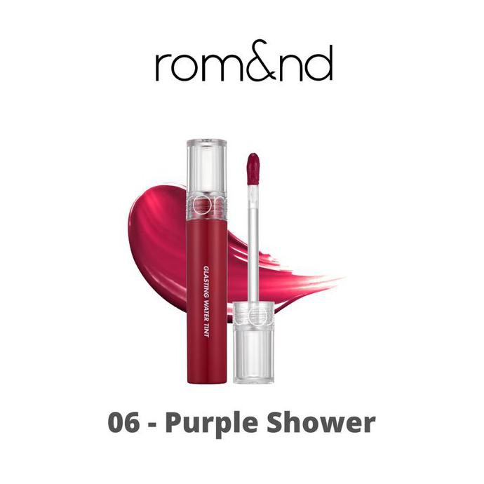 Jual ROMAND - GLASTING WATER TINT (06 PURPLE SHOWER) | Shopee Indonesia
