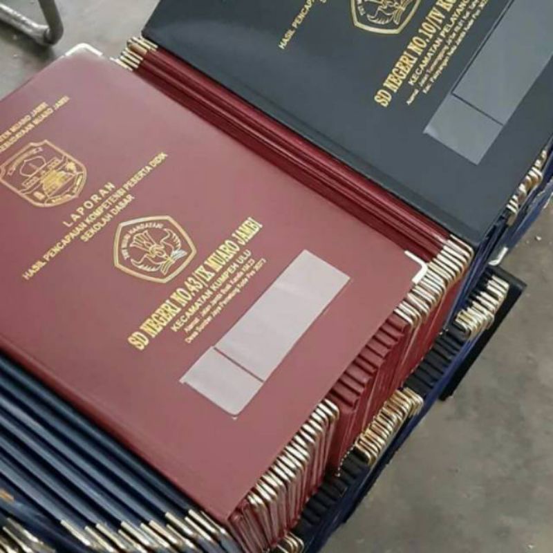 Jual Map raport / ijazah custom hootprint/ sablon.. | Shopee Indonesia
