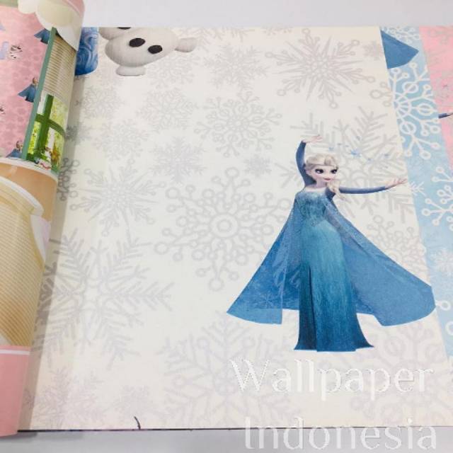 Jual Baru - Murah Wallpaper Vinyl Sale - Premium Biru Muda Karakter ...