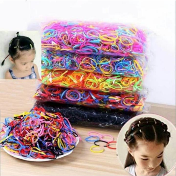 Jual FANSTORE_PKU - Ikat Rambut / Size S / Besar / Kecil / Polos Bahan ...