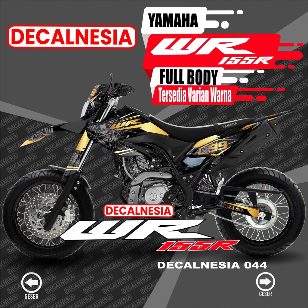 Jual Decal WR155 Full Body Variasi Decal Sticker WR Supermoto Stiker ...