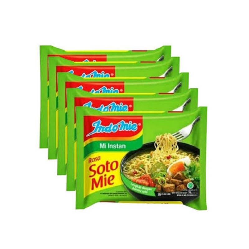 Jual Indomie Goreng / Indomie Soto / Indomie Bawang / Mie Sakura ( 5 pcs ) | Shopee Indonesia