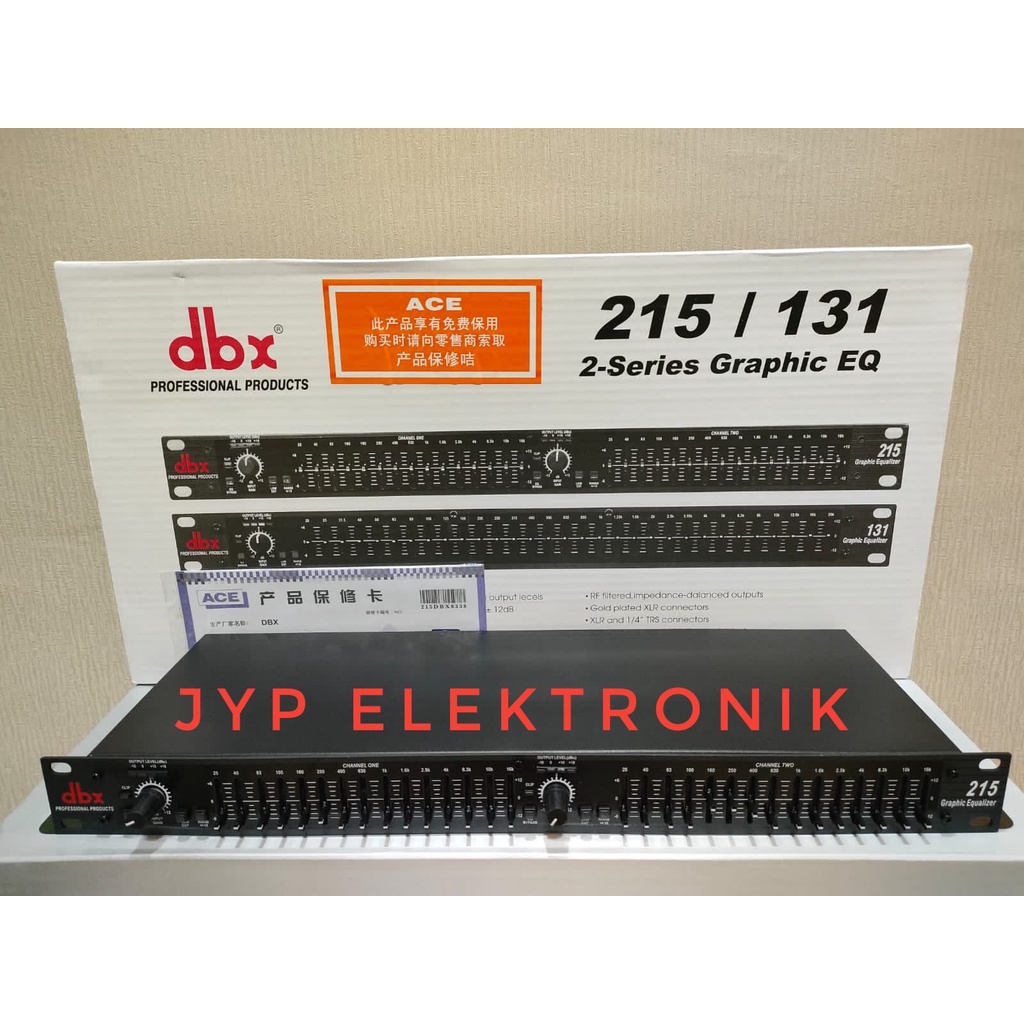 Jual EQUALIZER DBX 215 / 131 / DBX 215/131 | Shopee Indonesia