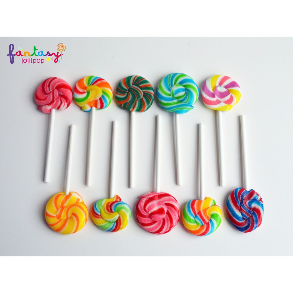 Jual FANTASY Lollipop Lolly Bundar Mini 1 pack (10 pcs) | Shopee Indonesia