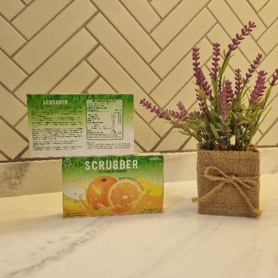 Jual Vegeta scrubber hi fiber serat rasa jeruk dus isi 6 sachet @7.1g ...