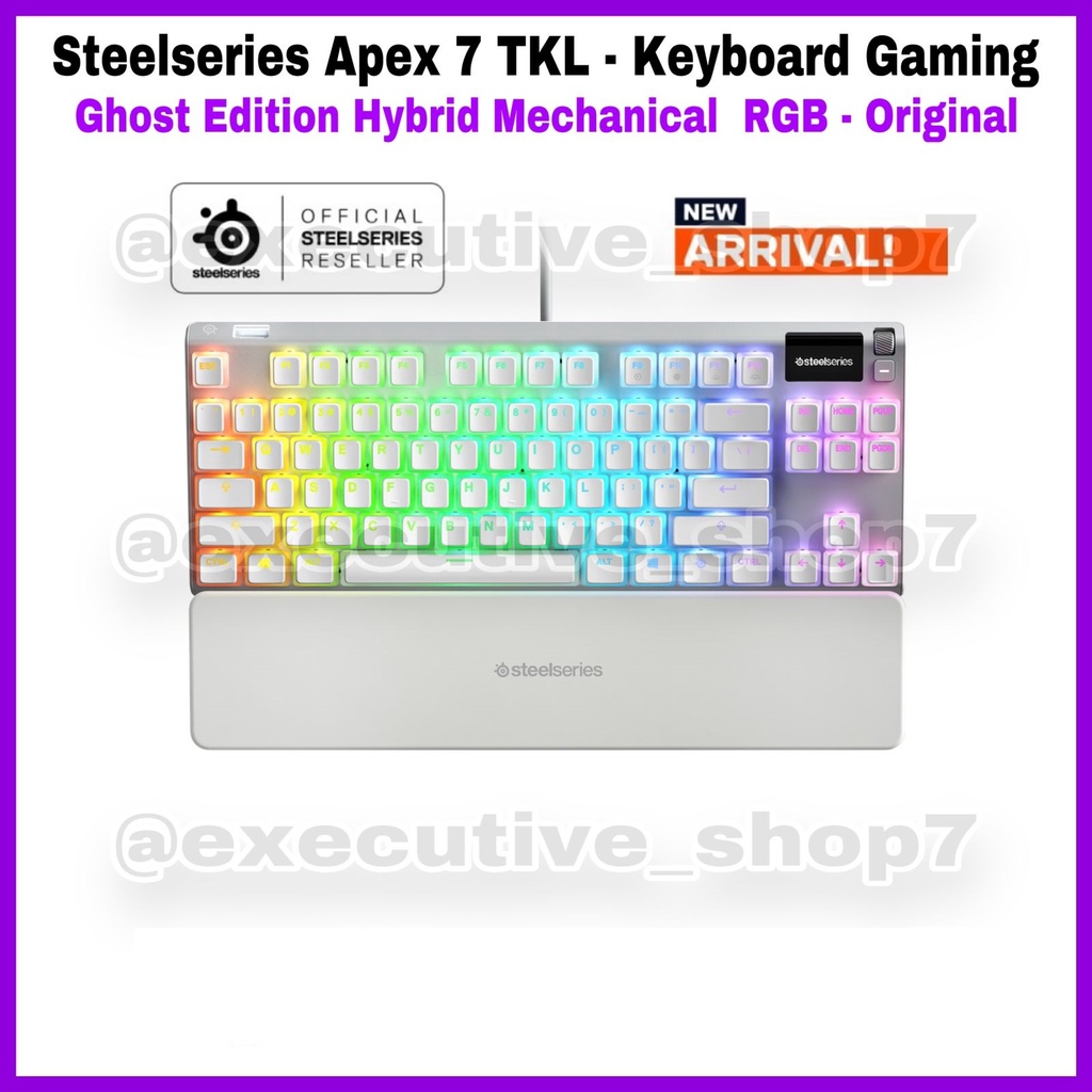 Jual Steelseries Apex 7 TKL - Keyboard Gaming - Ghost Edition Hybrid ...