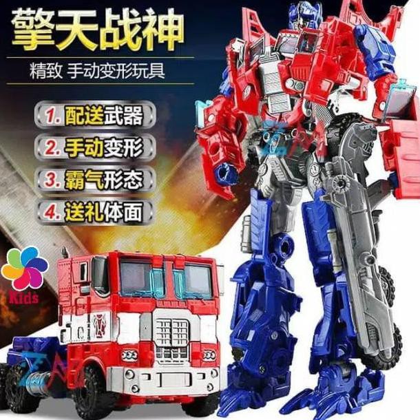 Jual Robot Optimus Prime Transformers Deformation tycon / Mainan Robot ...