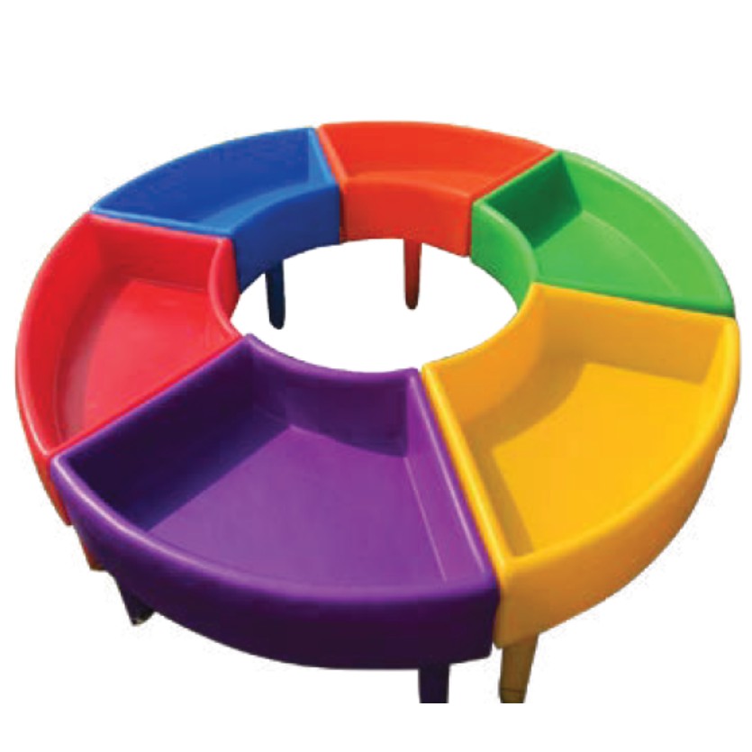 Jual Mainan Anak Tempat Pasir / Sand Tray 6 pcs Bentuk Lingkaran Besar ...