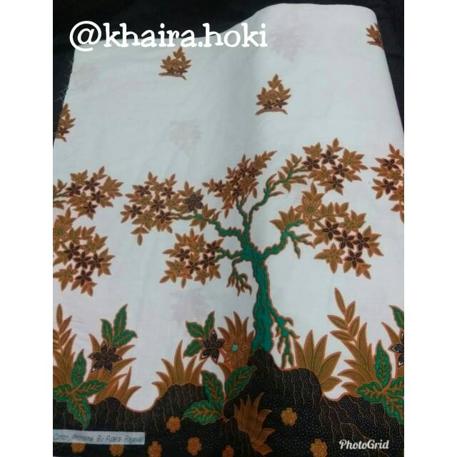 Jual Kain batik tree dasar putih | Shopee Indonesia