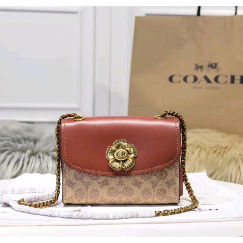 Jual Coach Parker In Colorblock Signature Canvas(C34256) | Shopee Indonesia