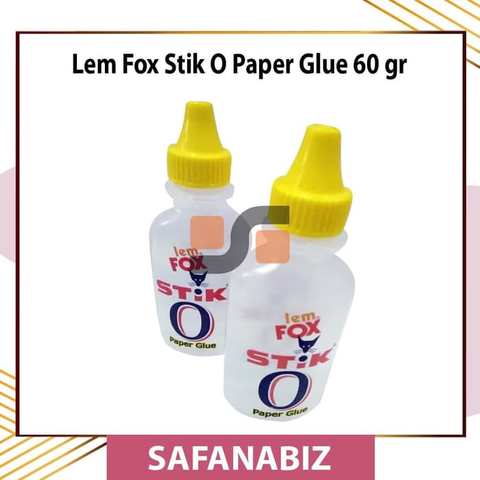 Jual Lem Perekat Kertas Paper Glue Stick Stik Fox O Harga Grosir ATK ...