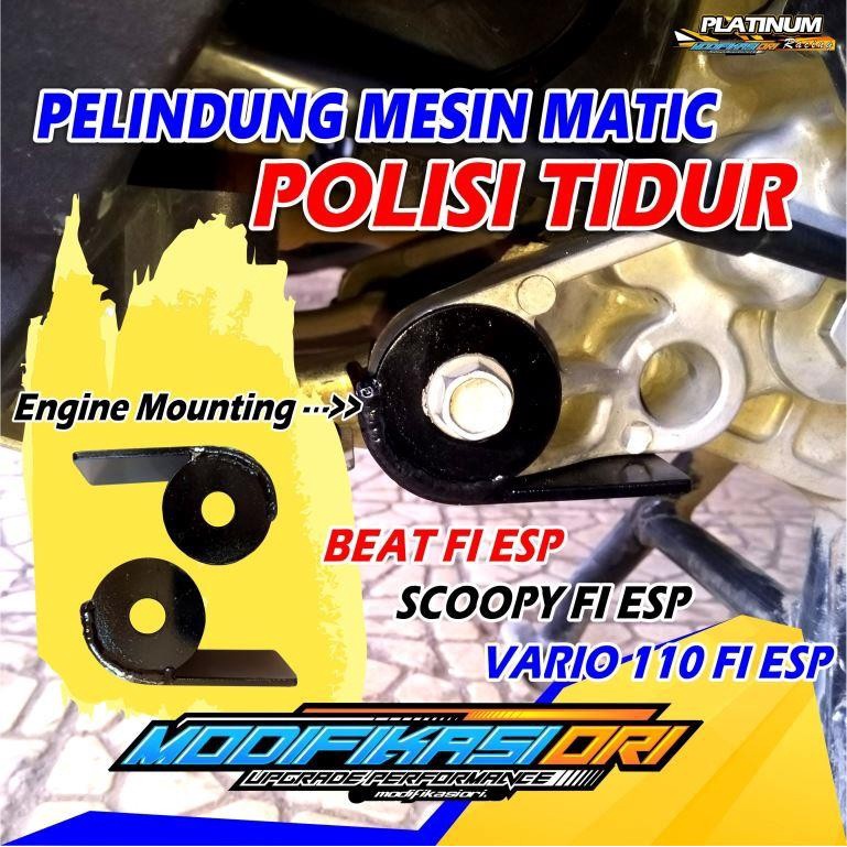 Jual PELINDUNG MESIN MATIC BEAT - SCOOPY FI Engine Mounting Pelindung ...